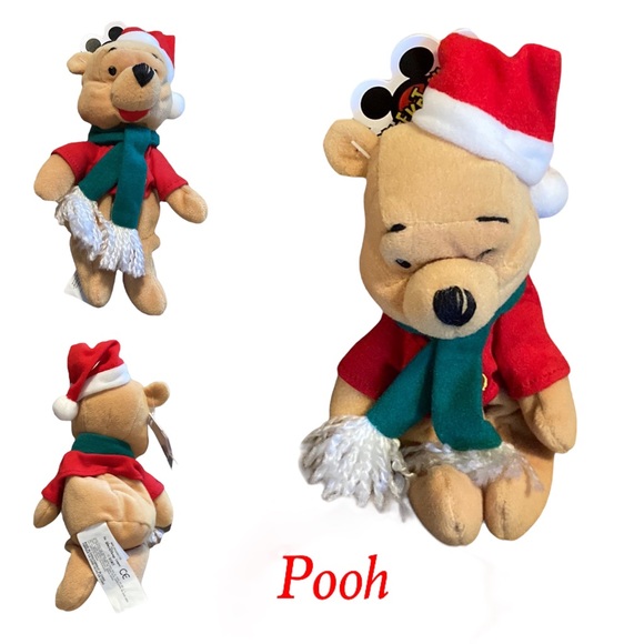 Mouseketoys | Other | Disney Winnie The Pooh Christmas Mini Bean Bag ...